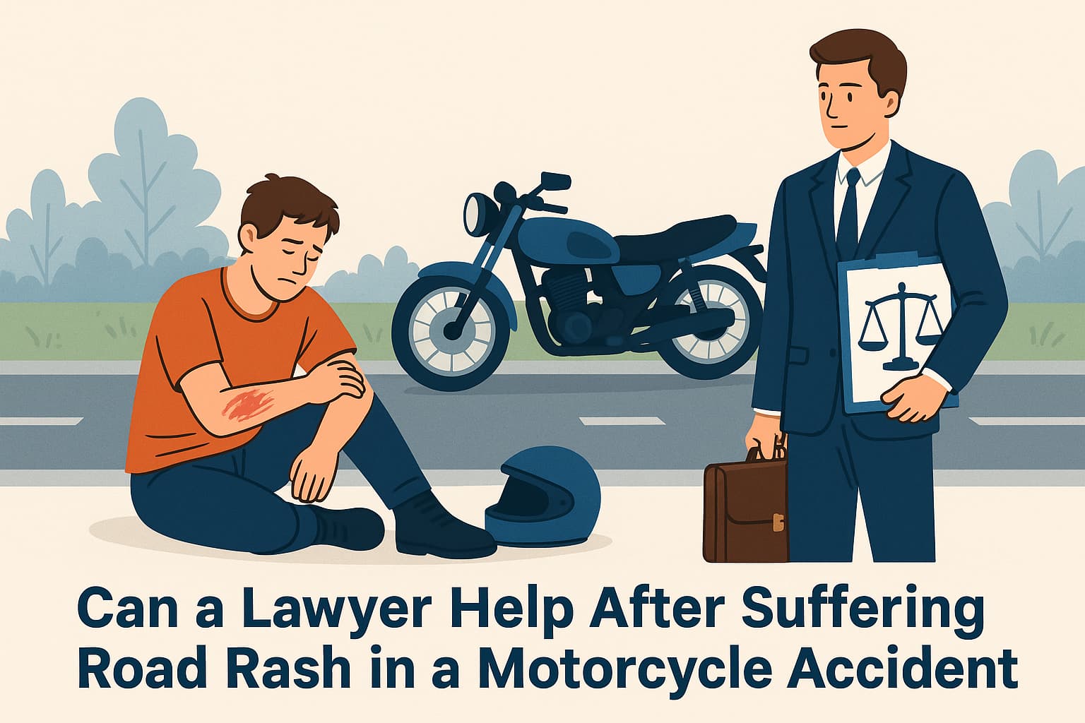 Can a Lawyer Help After Suffering Road Rash in a Motorcycle Accident ...